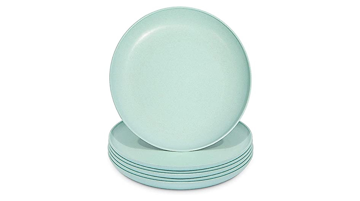 Okuna Outpost Unbreakable Wheat Straw Plates - 6 Pack