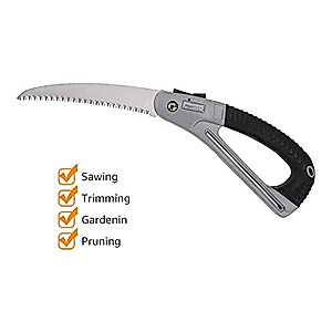 Amazon Basics Folding Pruning Saw - 7-inch Blade