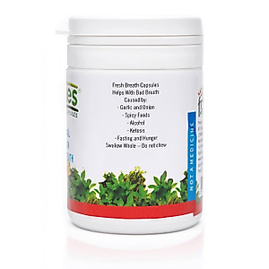 Freshies Gel Capsules for Bad Breath- Organic Peppermint and Parsley Oil Stomach Mint Breath Fresheners- Keto Friendly- Fresh Breath for 3+ Hours- 90 Count