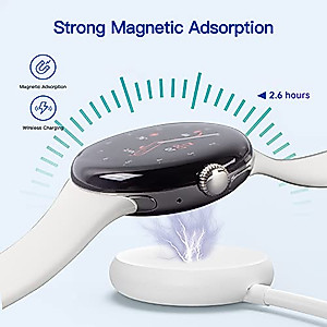 Compatible with Google Pixel Watch Charger Cable (White)