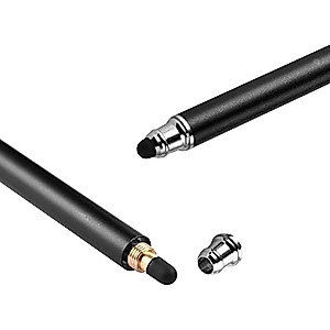 Stylus Compatible with Amazon Fire 7 Kids Edition (2019 Release)/ Kindle Fire HDX 8.9 (2013 Release),7 (2013 Release) - Touch Screen Pen Fiber Tip Aluminum Lightweight Black