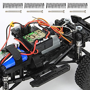 PANDA HOBBY Spring Kit and ESC Receiver/Electronic Speed Control Unit - RX-18 fits Tetra 1/24 w/T-8198A Transmitter