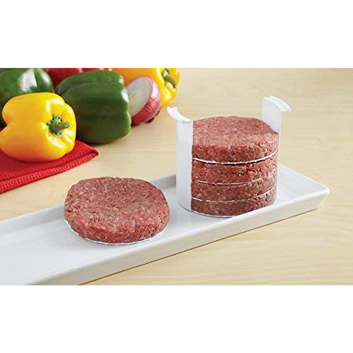 Mr. Bar-B-Q 12 Piece Patty Press Set | Save Time with Early Prep | Quick Release Insert | Makes Perfect Patties Every Time | Refrigerator and Dishwasher Safe | Great for Picnics and Tailgating
