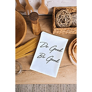 Happymade Fall Dish Towels for Kitchen 4 Pack Black and White Kitchen Towels Kitchen Towels Decorative Set |25x25in Fall Kitchen Towels | Farmhouse Kitchen Towels | Tea Towels for Kitchen