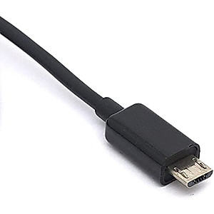 PIIHUSW Micro USB to 3.5mm Audio Output Cable - Gold Plated 4 Pole 3.5mm Male to Micro B Male Car Aux Audio Extension Cord for Android(1M/3.3Ft)