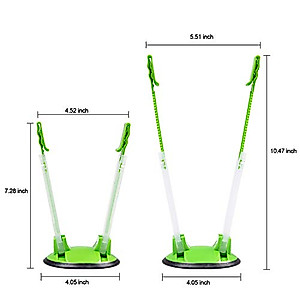 KTDADA Baggy Rack Food Storage Bags Clip Bag Holder Stand plastic Freezer Bag 4 Colors Holder and 5 bags of different sizes