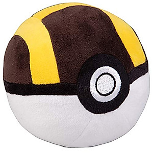 Pokemon Pokéball Plush 5-Pack - Includes Poke, Master, Ultra, Quick, Luxury Ball - Soft Stuffed Poke Balls with Weighted Bottom - 4" Each - Gift for Kids, Ages 2+