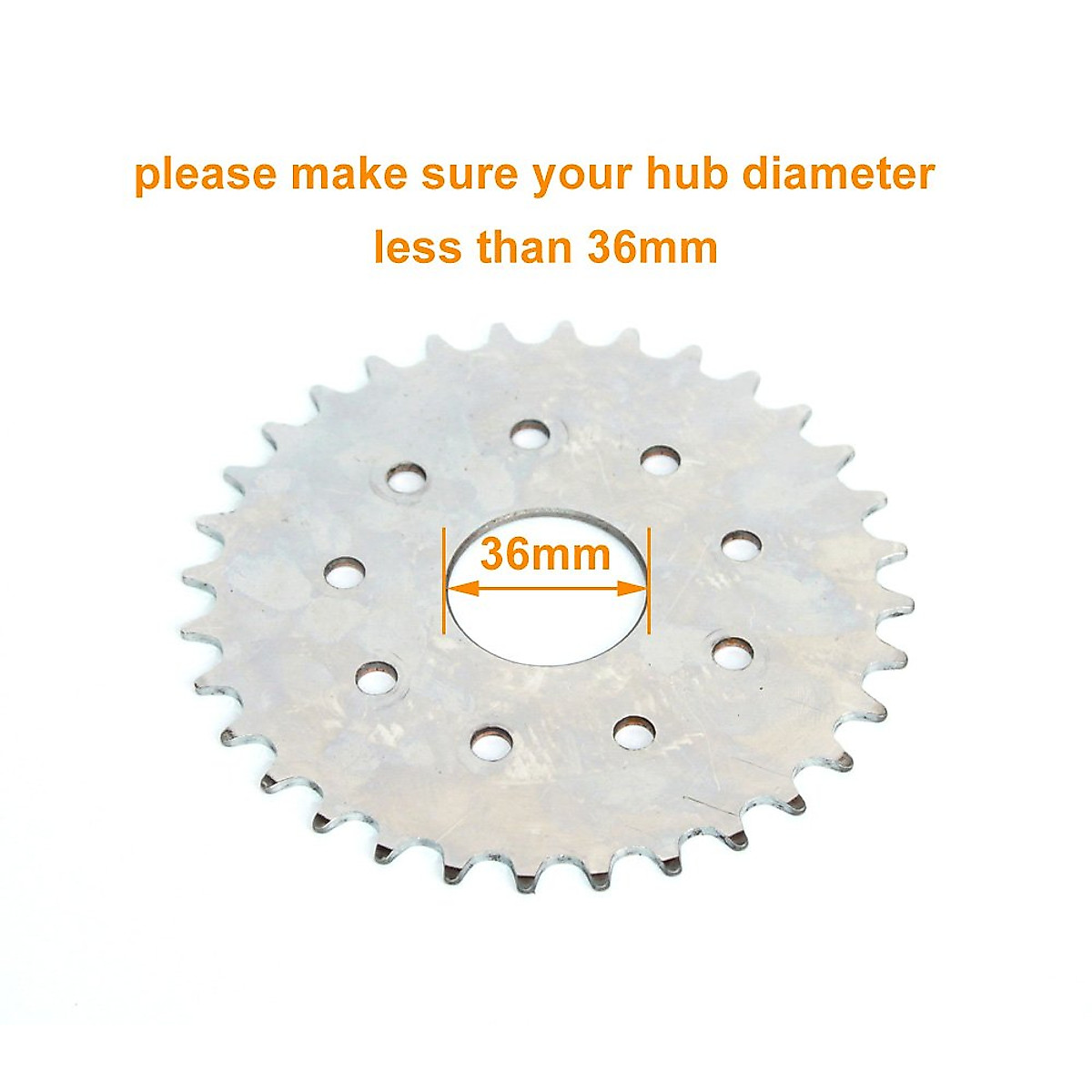 L-faster Newest 450W E-Bike Motor Kit Electric Multiple Speed Bicycle Conversion Kit Electric Engine Kit for Multi-Speed Bicycle(36V Thumb Kit)