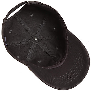 Lanzom Men Women Adjustable Baseball Cap Vintage Cotton Washed Distressed Hats Twill Plain Dad Hat with Ponytail (Dark Grey, One Size)