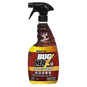 Enforcer BugMax Home Pest Control EBM128 (Case of 4) Kills roaches, Ants, Fleas, Ticks, termites, Carpenter Ants, Brown Recluse Spiders, Black widows, Carpenter Bees and bedbugs