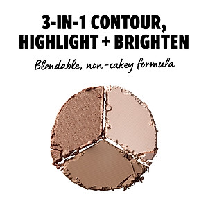 NYX PROFESSIONAL MAKEUP 3 Steps to Sculpt, Face Sculpting Contour Palette - Fair