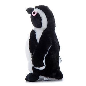 The Petting Zoo African Blackfoot Penguin Stuffed Animal Plushie, Gifts for Kids, Wild Onez Zoo Animals, Penguin Plush Toy 9 Inches