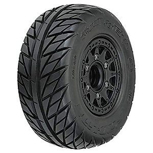 Pro-line Racing 1/10 Street Fighter Fr/Rr 2.2"/3.0" SC Mounted 12mm Black Raid 2 PRO116710