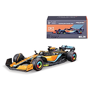 Bburago 1:43 Race McLaren Racing MCL36 (2022) w/ #4 Norris Driver