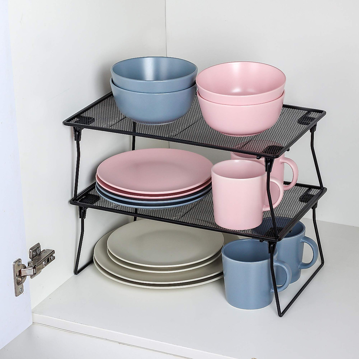 Kitchen Counter and Cabinet Shelf Organizer (2-Tier Organizer)