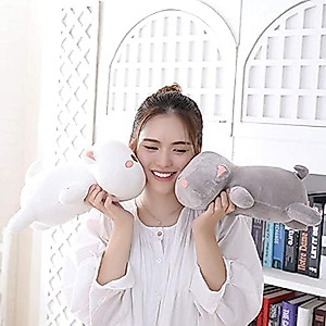 35-65 Kawaii Lying Cat Plush Toys Stuffed Cute Cat Doll Lovely Animal Pillow Soft Cartoon Toys for Children Girls