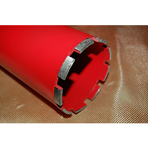 1" - 8" Inch Diamond Wet Core Drill Bit Set 1-1/4” Threaded by BLUEROCK Tools for Concrete Rebar Asphalt Brick Rock Masonry Hole Barrel Coring Bits