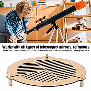 Zunate Bahtinov Focus Mask, Focusing Mask Acrylic Telescope Focusing Mask, 120 to 160mm Caliber Fixed Diameter, Telescope Focus Mask for Astrophotography