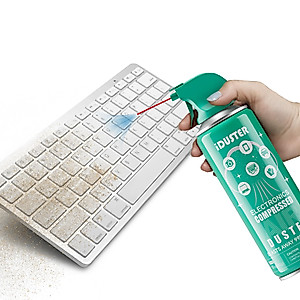 iDuster Compressed Canned Air Duster 152a - Computer Keyboard Cleaner Air Spray, 2 Count