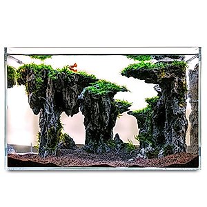 Allcolor Fish Tank Decor Rocks.Aquarium Decoration Model.Easy Superior Aquascape. (Cave of Gods)