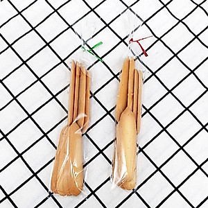 100PCS Cellophane Bags 2x10 inches, Clear Treat Bags with 4’’ Twist Ties, Plastic Cello Bags - 1.4 mils Thick OPP Rice Crispy Bags for Gift Goodie Favor Candy Cake Pop Birthday Party Cookies (2’’ x 10’’)