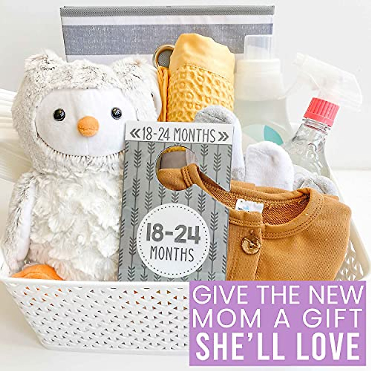 6 Hanger Dividers Baby Closet Size Dividers - Gray Closet Organizer Baby Closet Dividers, Baby Closet Organizer For Nursery Organization, Baby Essentials For Newborn Essentials, Nursery Closet Divider