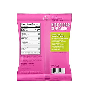 SmartSweets Sourmelon Bites, Candy with Low Sugar (3g), Low Calorie, Plant-Based, Free From Sugar Alcohols, No Artificial Colors or Sweeteners, 1.8 Ounce