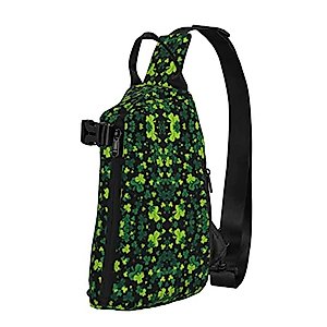 Crossbody Sling Backpack St-Patricks-Party-Shamrock Travel Hiking Chest Daypack One Strap Shoulder Bag