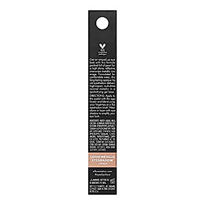 e.l.f. Liquid Metallic Eyeshadow, Gel Formula, High-Impact Multi-Dimensional Finish, One-Swipe Coverage, Comet, 0.1 Fl Oz (3mL)