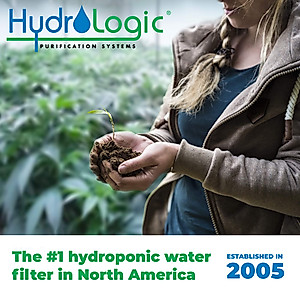 Hydro-Logic Purification Systems HydroLogic Stealth-RO300 Reverse Osmosis Filter System 300 GPD HL 31040 Hydroponic Water Filtration for Gardening