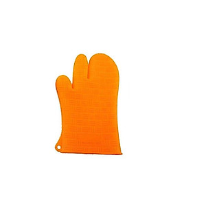 Pizza Pan Steel 12.5 Inches Tray for Oven | Pizza Pan with Holes | Baking Pizza | Kit with pizza screen and Orange Glove