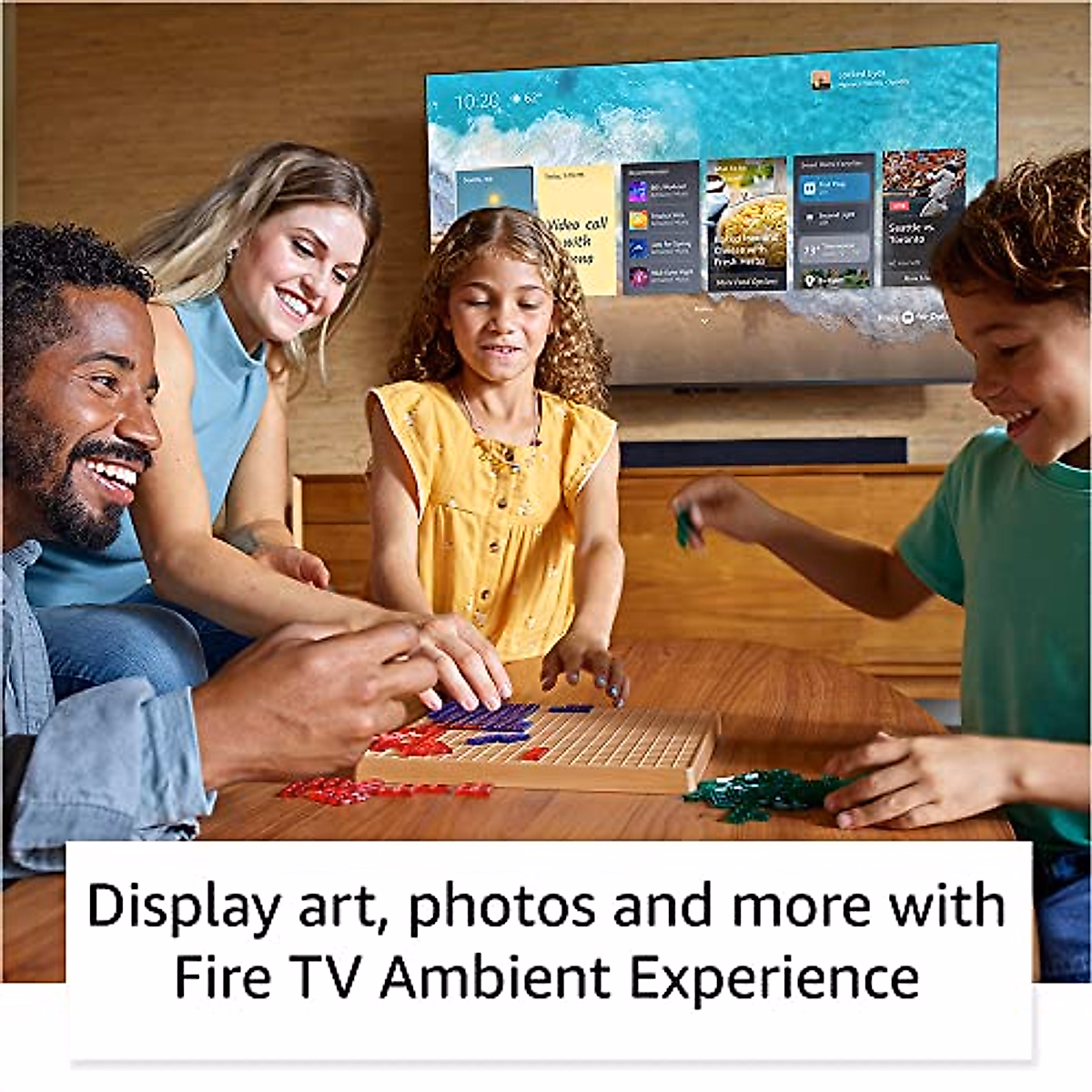 Amazon Fire TV 65" Omni QLED Series 4K UHD smart TV, Dolby Vision IQ, local dimming, hands-free with Alexa