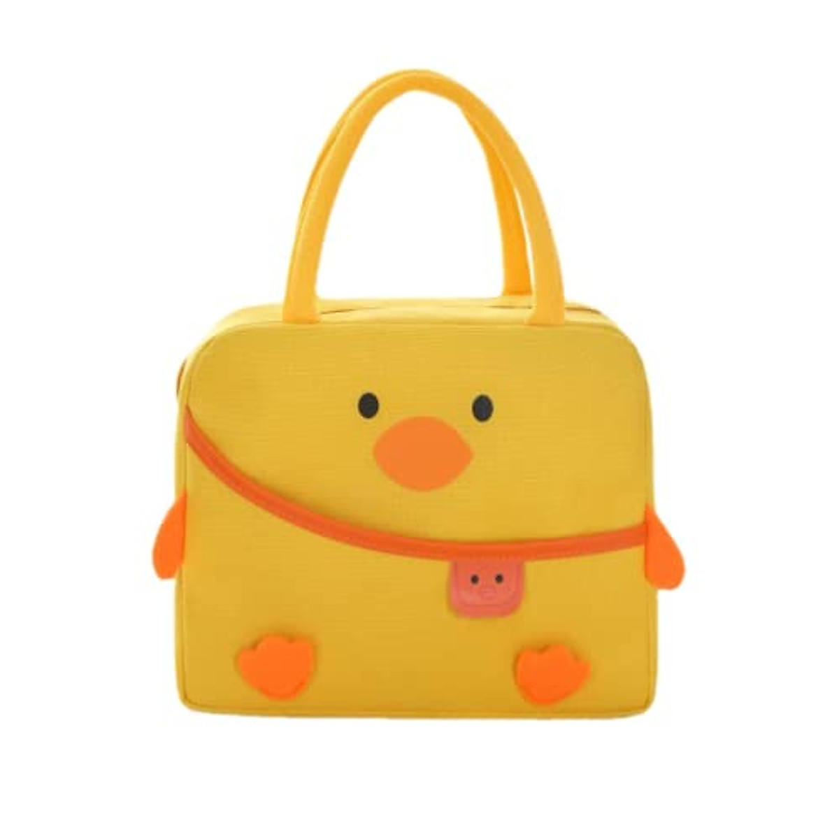 AtbeTa 3D Cute Duck Lunch Bag Large Bento Box Container Insulated Reusable Cooler Tote Office Work Travel Picnic (1 duck)