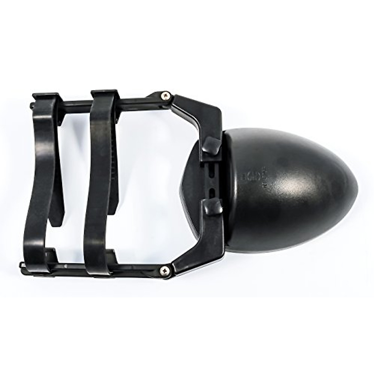 Camco Clamp-On Dual View Towing Mirror | Features 2 Independently Adjustable Mirrors and an Aerodynamic Design | Black (25653)