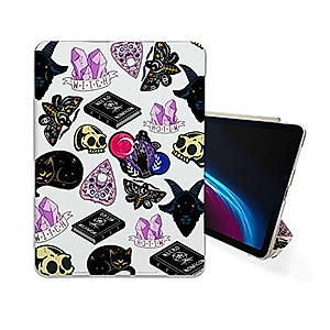 Halloween Witch Mystical Witchcraft case Compatible with iPad Mini Air Pro 7.9 8.3 9.7 10.2 10.9 11 12.9 inch Pattern Cover New 2022 Trifold Stand 3 4 5 6 7 8 9 Generation 4 (11" Pro 1/2/3 gen)