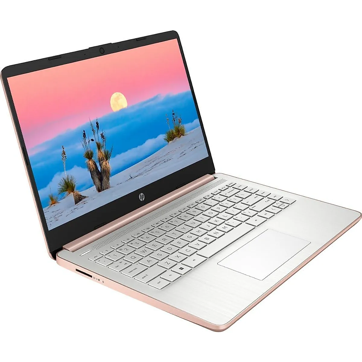 HP 14 Inch Laptop Computer, Ultra Thin and Light Laptop for College Students, Intel Celeron N4120, 16GB RAM, 320GB Storage (64GB eMMC+256GB MSD Card), Long Battery Life, 1-Year Office 365, Win11 S