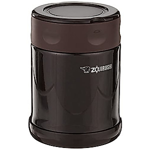 Zojirushi Stainless Steel Food Jar, 11.8-Ounce, Dark Brown