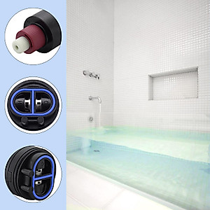 PuritySage Shower Faucet Cartridge Replacement for Single Handle Shower Faucet,Compatible with Glacier Bay 10321,Hot/Cold Water Filter for Shower Faucet