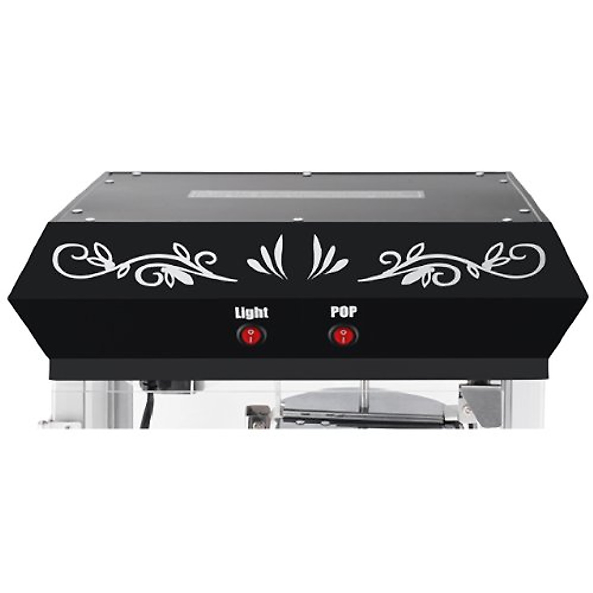 6111 Great Northern Popcorn Black Foundation Top Popcorn Popper Machine, 4 Ounce