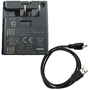 UpBright 5V AC/DC Adapter+Micro USB Charging Cable Compatible with Saregama Carvaan SCM02 Mini Bluetooth Speaker Hindi Battery Power Supply Charger Mains PSU