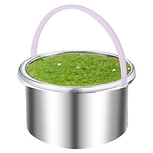 FIGHTART wax pot replacement for wax warmer liner aluminum inner pot tin container 14oz hair removal remover waxing