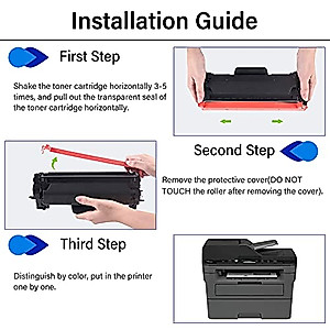Hydr (Black,2-Pack) Compatible TN-760 High Yield Toner Cartridge Replacement for Brother TN760 HL-L2350DW HL-L2370DW/DWXL MFC-L2750DW MFC-L2750DWXL DCP-L2550DW MFC-L2710DW Printer