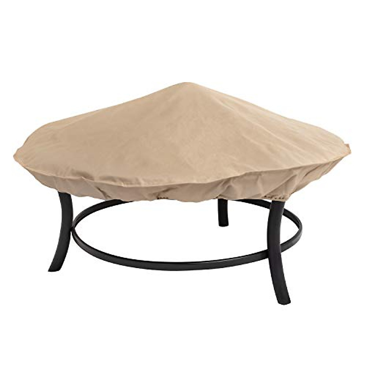 Modern Leisure Water-Resistant, 35 in Patio Fire Pit Cover, inch, Beige,Khaki