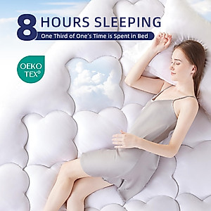 BDEUS Twin Mattress Topper, 1450 GSM Extra Thick Mattress Pad Cover Cloud for Body Pain Relief, 3D+7D Snow Down Alternative Bed Topper, Plush Pillow Top with 8-21 Inch Deep Pocket-39 x75 White