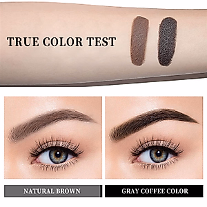 PasaRose Eyebrow Pomade, Waterproof Eyebrow Cream, Makeup Brow, Fills and Shapes Brows, Long-lasting, Coffee Gray and Natural Brown