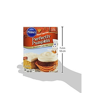 Pillsbury Moist Supreme Perfectly Pumpkin Premium Cake Mix, 15.25 Ounce