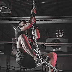 Perantlb Outdoor Climbing Rope for Fitness and Strength Training, Workout Gym Climbing Rope, 1.5'' in Diameter, Length Available: 10, 15, 20, 25, 30, 50 Feet