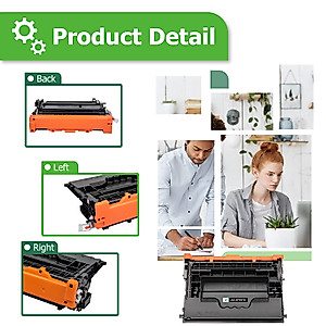 Aztech Compatible Toner Cartridge Replacement for HP 37A CF237A M607 M608 Toner Enterprise M607n M607dn M608n M608dn M608x M609 MFP M631 M632 M633 Ink Printer (Black, 2-Packs)