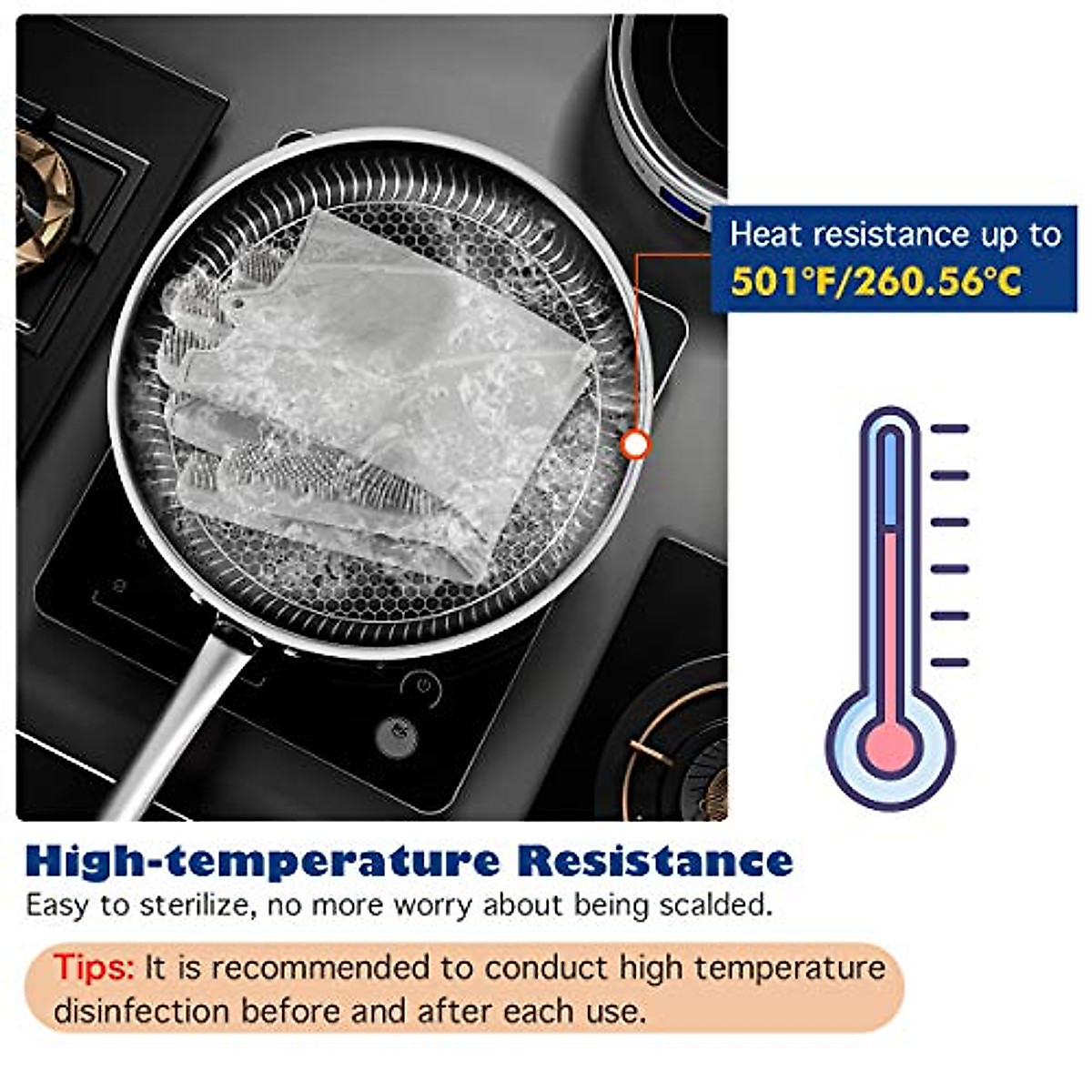 VavoPaw Magic Pet Grooming Gloves, Dog Bathing Shampoo Gloves with High Density Teeth, Heat Resistant Silicone Pet Hair Remover Brush for Cat & Dogs, Gray