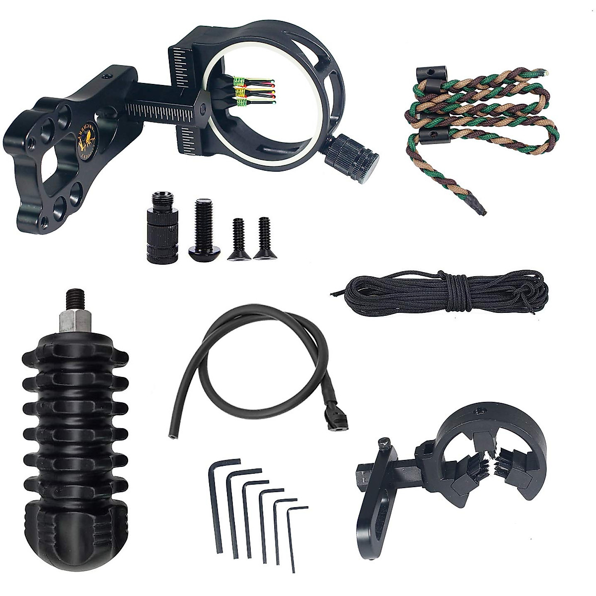 SinoArt Compound Bow 30-55lbs 24"-29.5" Archery Hunting Equipment Max Speed 310fps with Accessories Right Handed